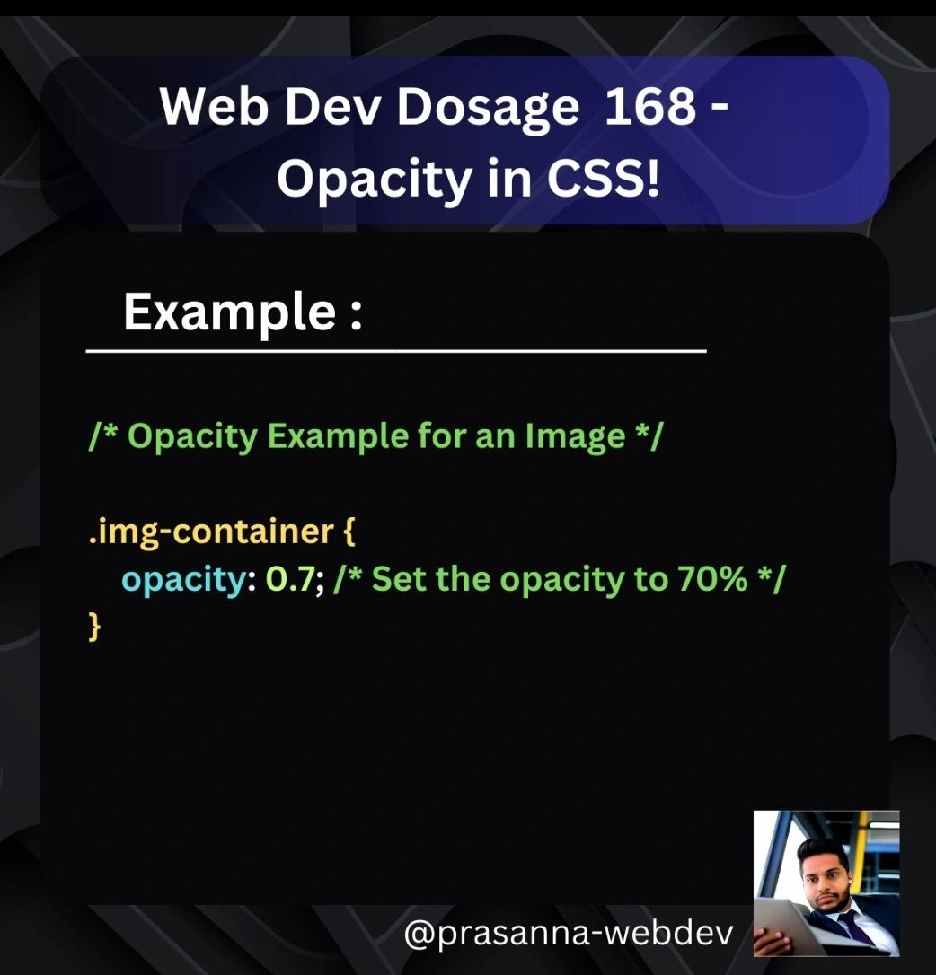 Prasanna D on LinkedIn: #css #webdevelopment #coding101 Prasanna D on LinkedIn: #css #webdevelopment #coding101