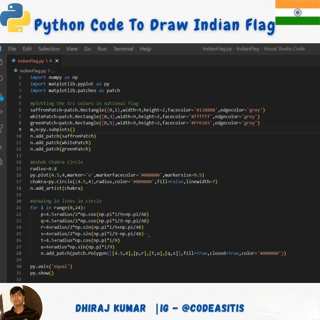 Dhiraj Kumar on LinkedIn: #codeasitis #python #pythonprogramming # ... Dhiraj Kumar on LinkedIn: #codeasitis #python #pythonprogramming # ...
