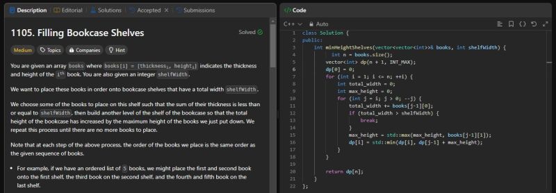 Kishore M on LinkedIn: #leetcode #codingchallenge #dynamicprogramming # ... Kishore M on LinkedIn: #leetcode #codingchallenge #dynamicprogramming # ...