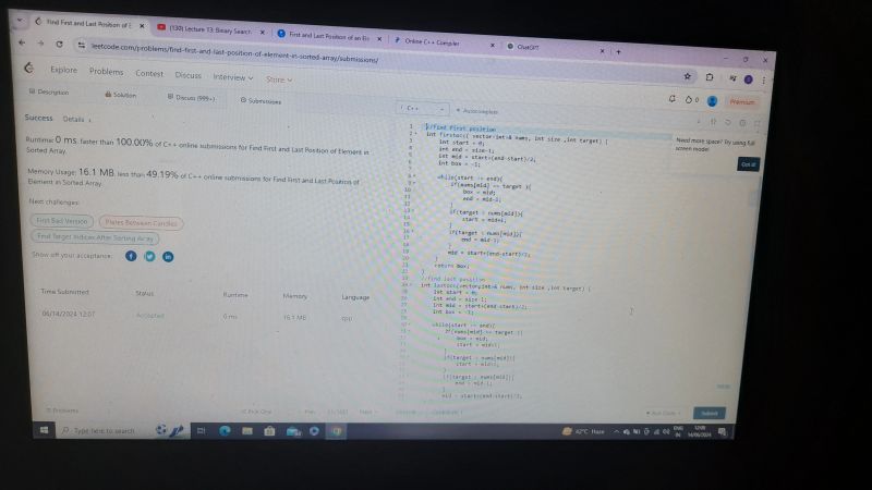 Shrishti Chaurasia on LinkedIn: Completed today's DSA questions Shrishti Chaurasia on LinkedIn: Completed today's DSA questions