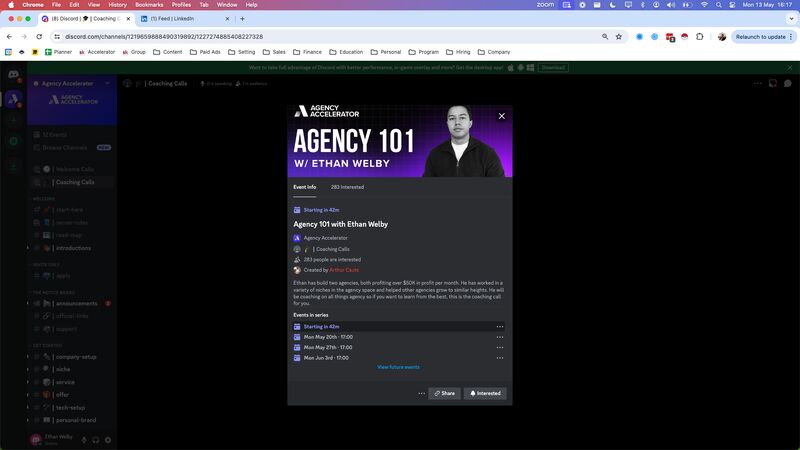 Ethan Welby on LinkedIn: Hosting today's coaching call inside Iman ... Ethan Welby on LinkedIn: Hosting today's coaching call inside Iman ...
