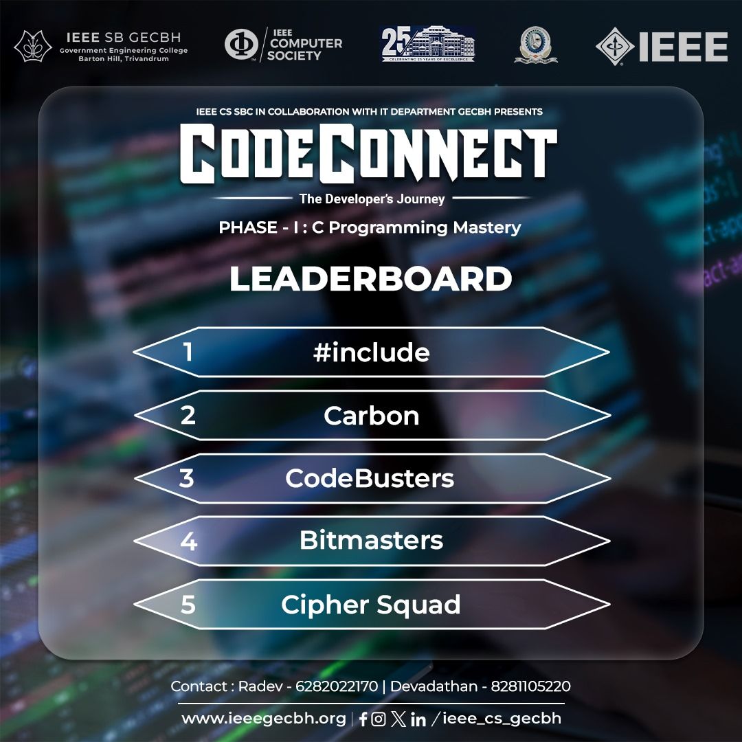 IEEE CS GECBH on LinkedIn: #include IEEE CS GECBH on LinkedIn: #include