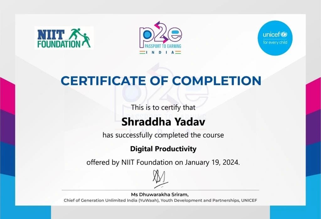 Shraddha Yadav on LinkedIn: #digitalproductivity #continuouslearning # ... Shraddha Yadav on LinkedIn: #digitalproductivity #continuouslearning # ...