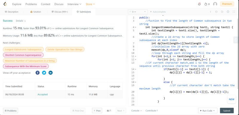 Himanshu Kumar on LinkedIn: #100daysofcode #codingchallenge #lcs # ... Himanshu Kumar on LinkedIn: #100daysofcode #codingchallenge #lcs # ...