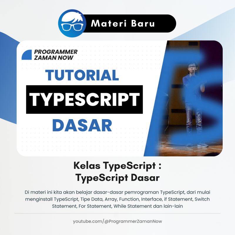 Programmer Zaman Now on LinkedIn: TYPESCRIPT DASAR Dulu saya sempat ... Programmer Zaman Now on LinkedIn: TYPESCRIPT DASAR Dulu saya sempat ...