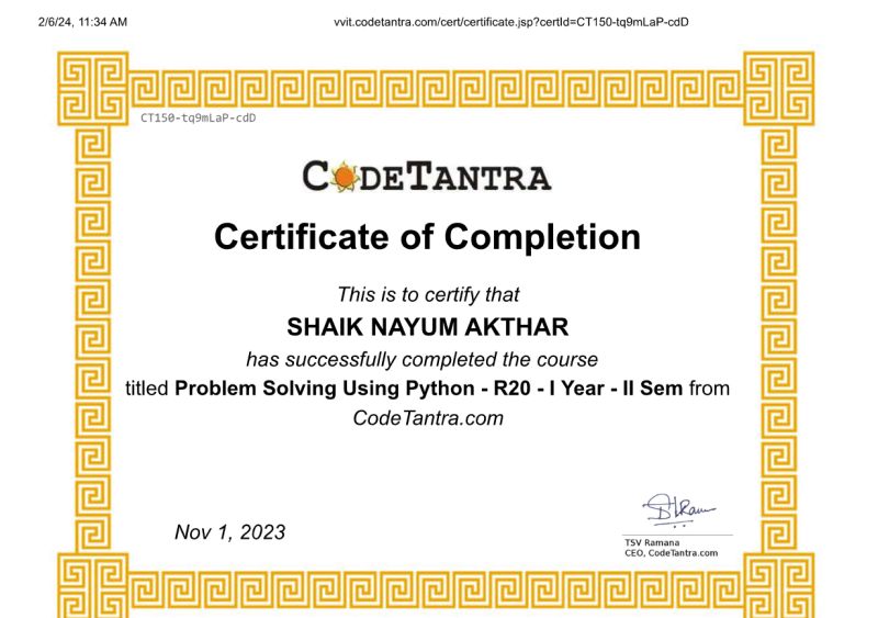 Shaik Nayum Akthar on LinkedIn: #python #programming #java #coding Shaik Nayum Akthar on LinkedIn: #python #programming #java #coding
