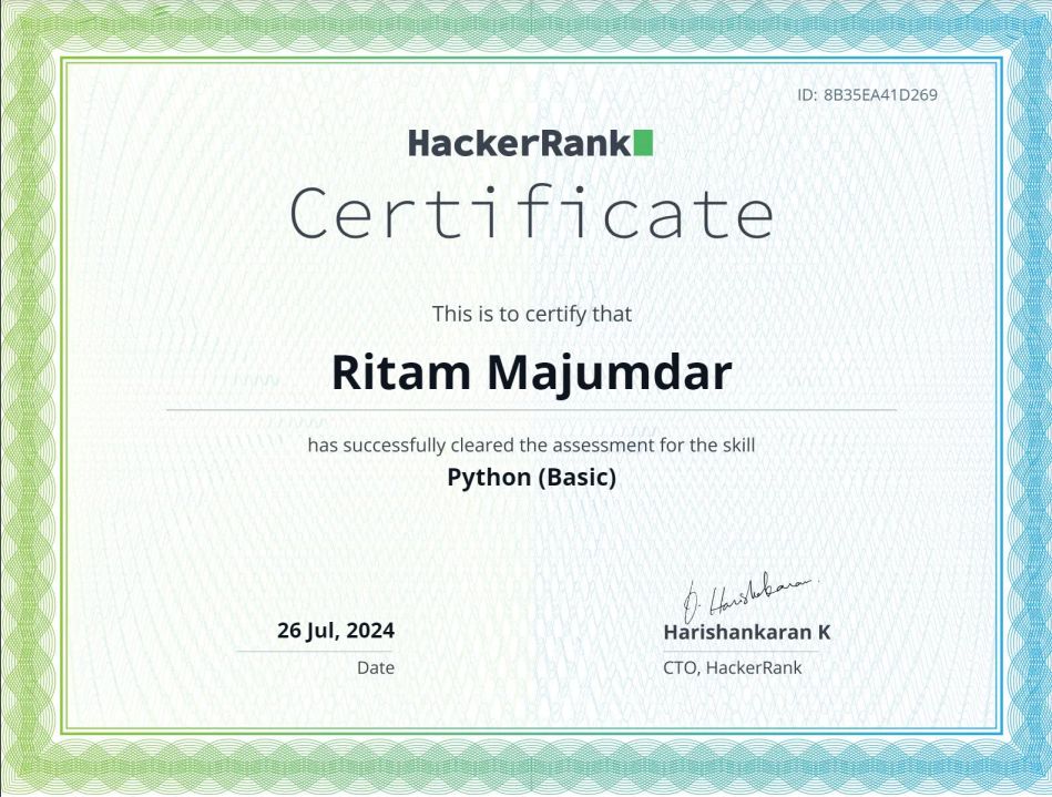 Ritam Majumdar on LinkedIn: #python #programming #learning # ... Ritam Majumdar on LinkedIn: #python #programming #learning # ...