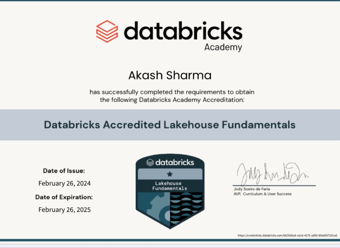 Akash Sharma on LinkedIn: #databricks #azuredatabricks #dataengineering Akash Sharma on LinkedIn: #databricks #azuredatabricks #dataengineering