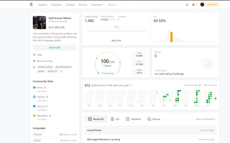 Sahil Kumar Mishra on LinkedIn: #leetcode #coding #algorithm # ... Sahil Kumar Mishra on LinkedIn: #leetcode #coding #algorithm # ...