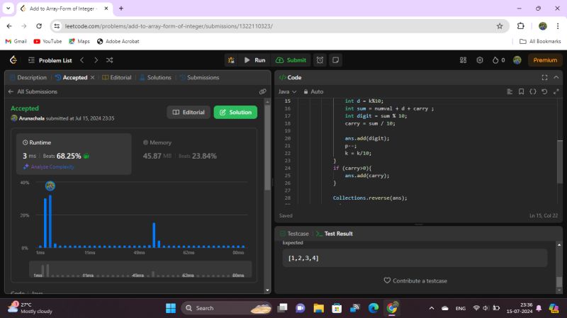 Arunachala Muniraj on LinkedIn: #100daysofcode #java #leetcode # ... Arunachala Muniraj on LinkedIn: #100daysofcode #java #leetcode # ...