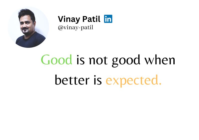 Vinay Patil on LinkedIn: Agree or Not? Vinay Patil on LinkedIn: Agree or Not?