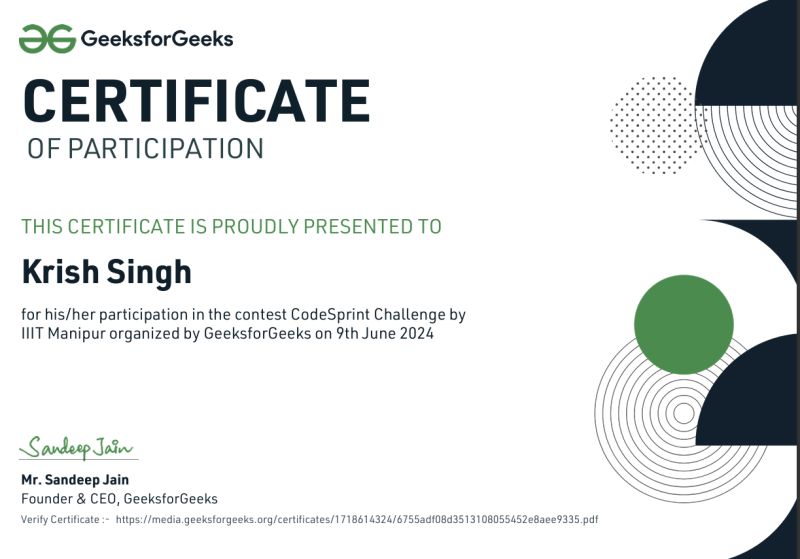 Krish Singh on LinkedIn: #coding #programming #contest #achievement # ... Krish Singh on LinkedIn: #coding #programming #contest #achievement # ...