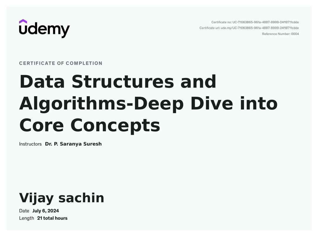 vijay sachin on LinkedIn: #learningneverstops #datastructures # ... vijay sachin on LinkedIn: #learningneverstops #datastructures # ...