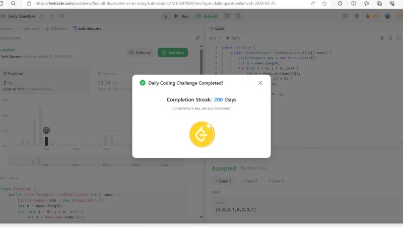 Yash Sharma on LinkedIn: #codingjourney #leetcodechallenge #365daysahead Yash Sharma on LinkedIn: #codingjourney #leetcodechallenge #365daysahead