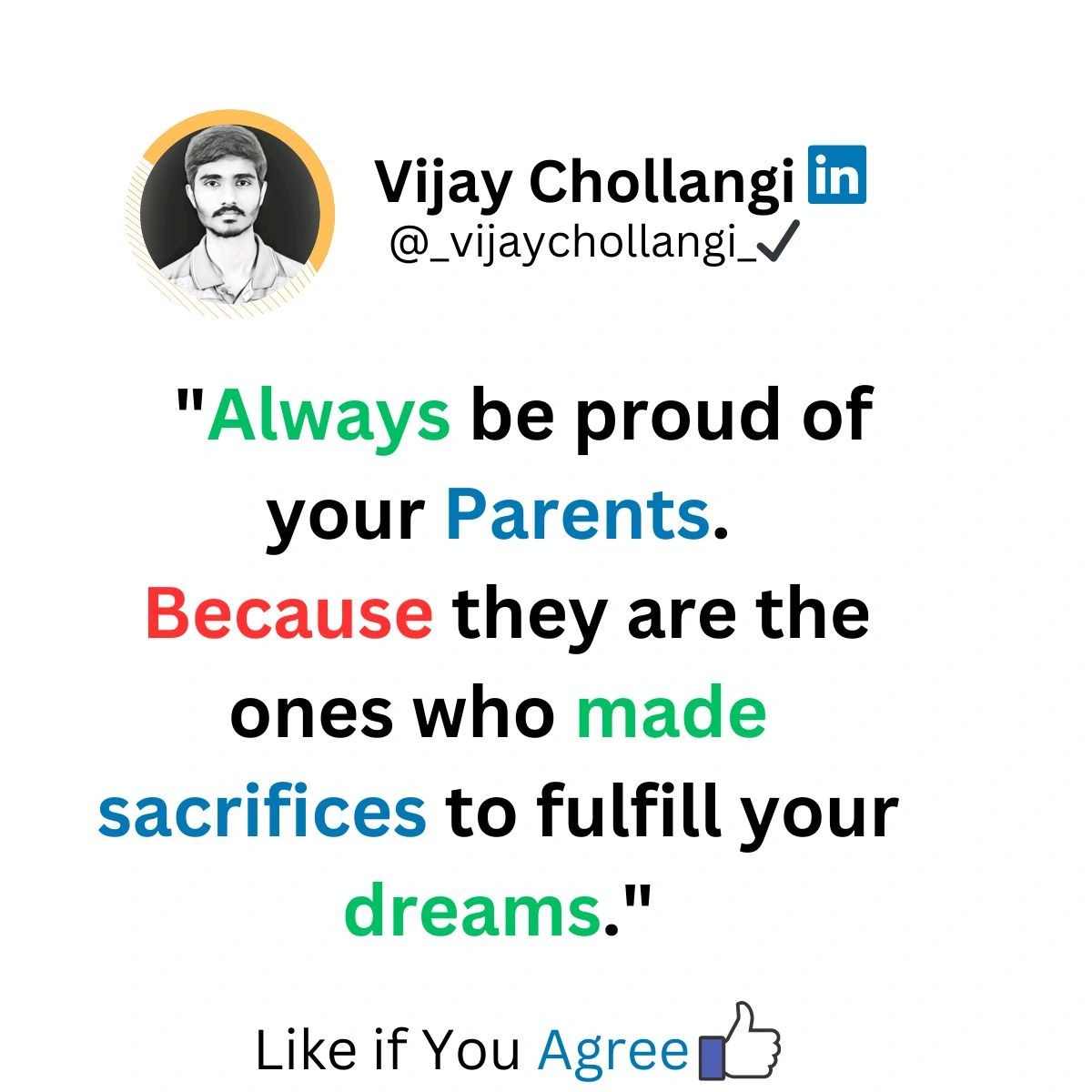 Vijay Chollangi π‘ on LinkedIn: π Like If U Agree π | 10 comments Vijay Chollangi π‘ on LinkedIn: π Like If U Agree π | 10 comments