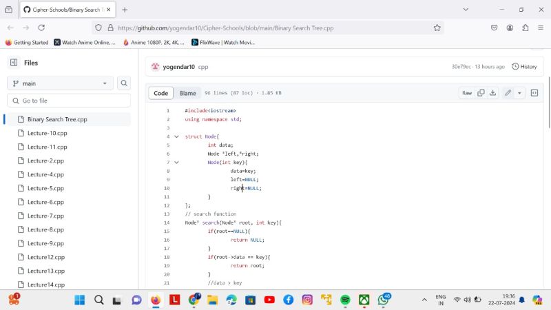 Avula Yogendar Reddy on LinkedIn: #binarysearchtree #datastructures # ... Avula Yogendar Reddy on LinkedIn: #binarysearchtree #datastructures # ...