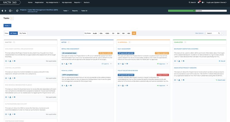 Hugh Barrett, CISSP CSSLP on LinkedIn: Xacta 2.0 has a new task list ... Hugh Barrett, CISSP CSSLP on LinkedIn: Xacta 2.0 has a new task list ...