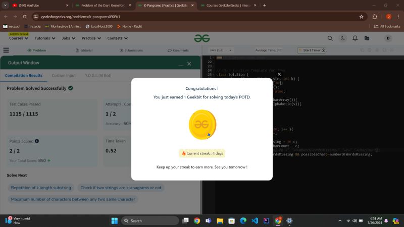 Dharineesh S on LinkedIn: #geekstreak2024 Dharineesh S on LinkedIn: #geekstreak2024
