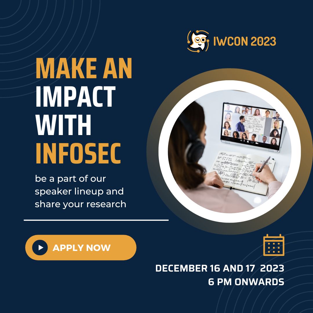 InfoSec WriteUps Publication on LinkedIn: #cybersecurity #iwcon2023 # ... InfoSec WriteUps Publication on LinkedIn: #cybersecurity #iwcon2023 # ...
