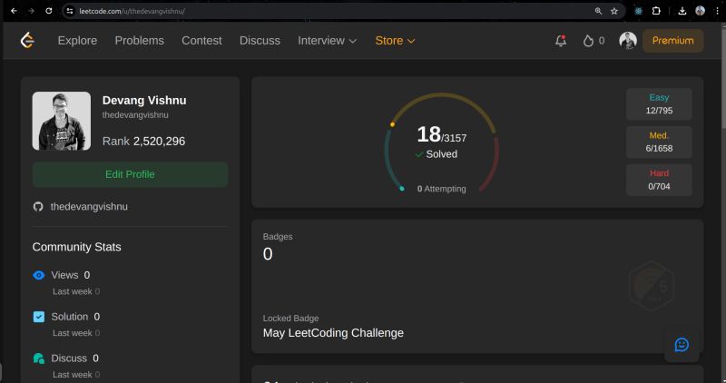 Devang Vishnu on LinkedIn: #learningdsa #codingjourney #leetcode # ... Devang Vishnu on LinkedIn: #learningdsa #codingjourney #leetcode # ...