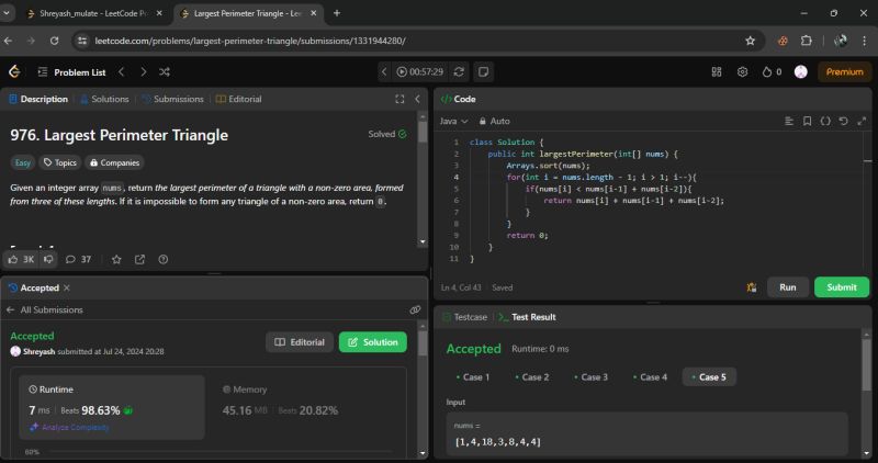 Shreyash Mulate on LinkedIn: #100daysofcode #100daysofcode #leetcode # ... Shreyash Mulate on LinkedIn: #100daysofcode #100daysofcode #leetcode # ...
