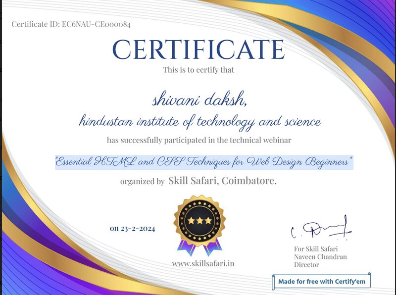 Shivani Daksh on LinkedIn: #learninpublic #webdevelopment #html #css Shivani Daksh on LinkedIn: #learninpublic #webdevelopment #html #css