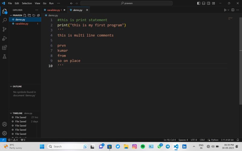 Praveen Kumar on LinkedIn: #pythoncourse Praveen Kumar on LinkedIn: #pythoncourse