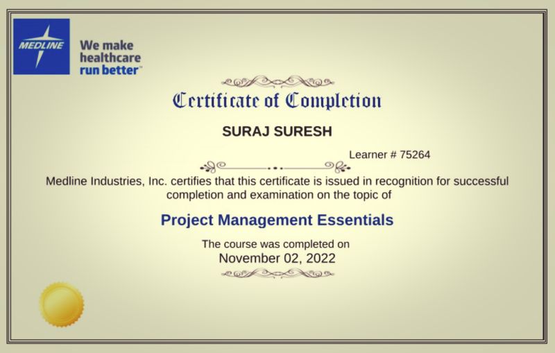 Suraj Suresh on LinkedIn: #projectmanagement #medline #dataengineering Suraj Suresh on LinkedIn: #projectmanagement #medline #dataengineering
