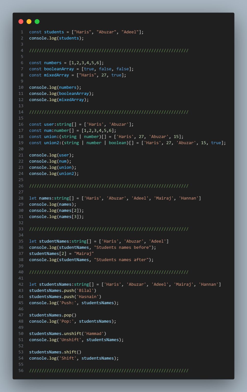 Muhammad Haris Awan on LinkedIn: π Exploring TypeScript Arrays ... Muhammad Haris Awan on LinkedIn: π Exploring TypeScript Arrays ...