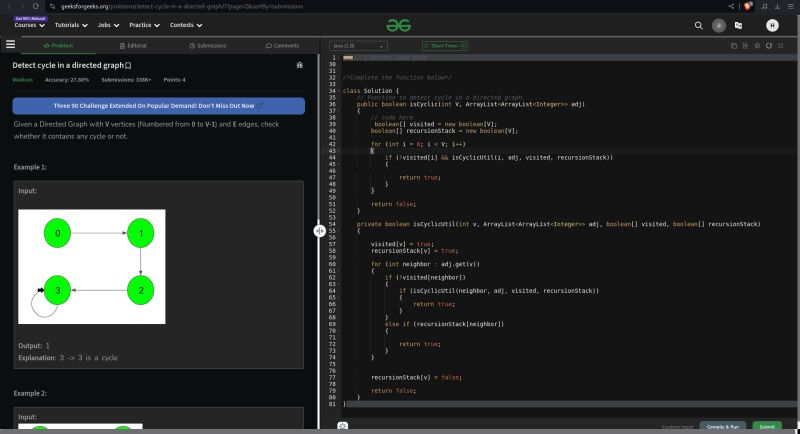 Hariprasath R on LinkedIn: #100dayschallenge #dsa #java # ... Hariprasath R on LinkedIn: #100dayschallenge #dsa #java # ...