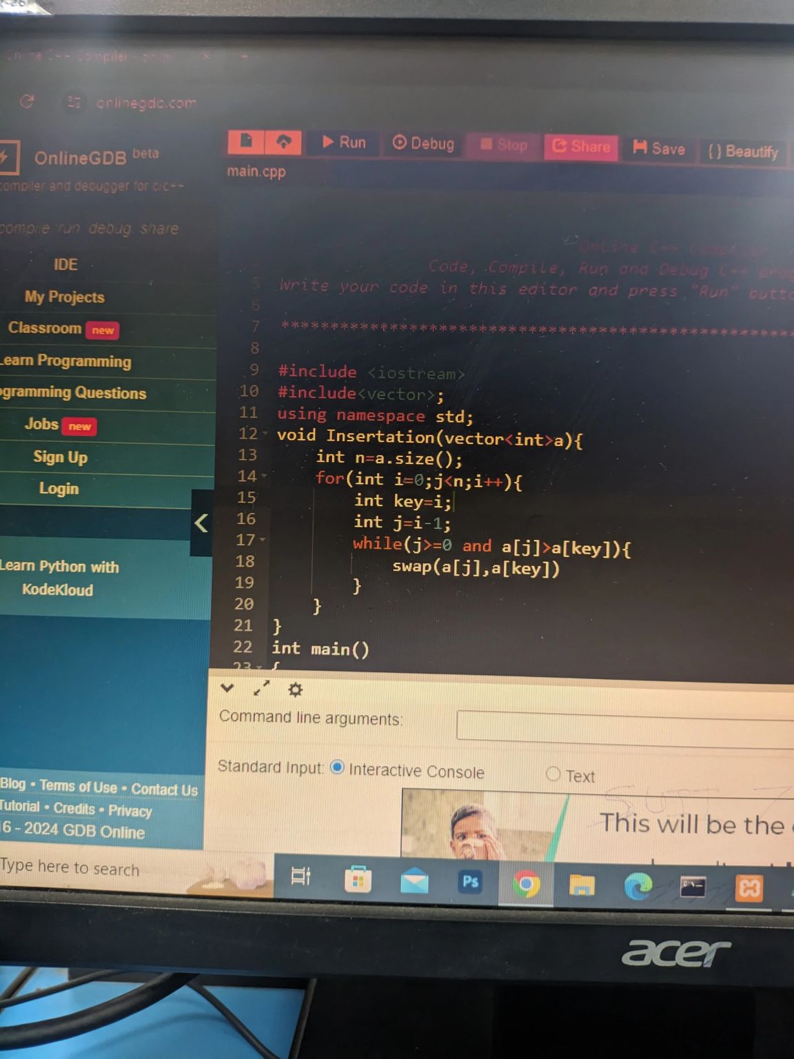 Vansh Rajput on LinkedIn: #dsa #programming #code #coding #algoritm Vansh Rajput on LinkedIn: #dsa #programming #code #coding #algoritm