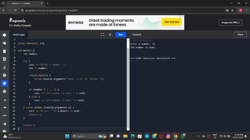 Rajalakshmi R on LinkedIn: #cpp #polymorphism #exceptionhandling # ... Rajalakshmi R on LinkedIn: #cpp #polymorphism #exceptionhandling # ...