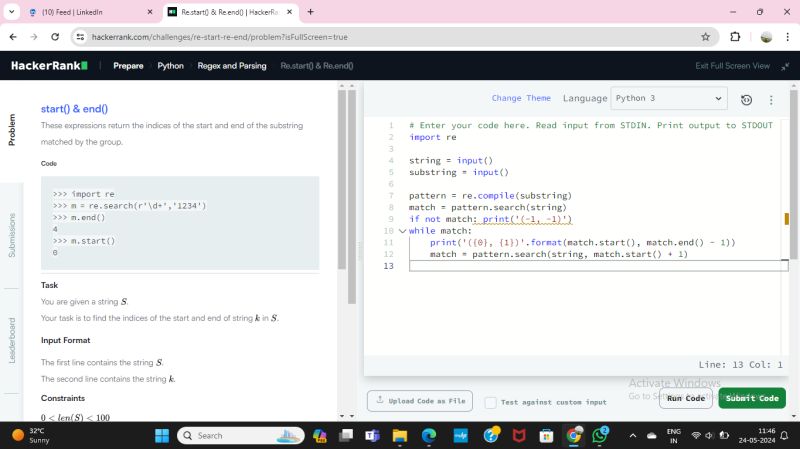 Lalitha Bhimireddy on LinkedIn: In my today's challenge I solved Re ... Lalitha Bhimireddy on LinkedIn: In my today's challenge I solved Re ...