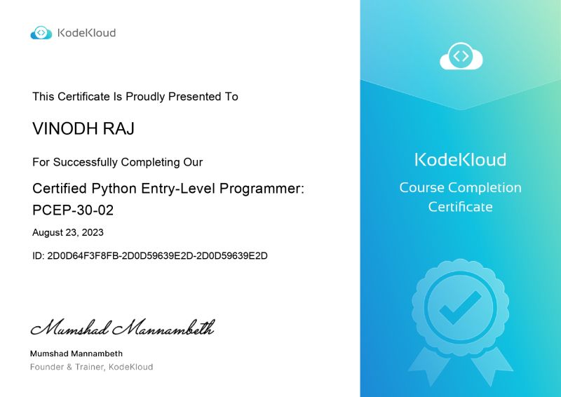Vinod Raj on LinkedIn: #devops #aws #pythonprogramming Vinod Raj on LinkedIn: #devops #aws #pythonprogramming