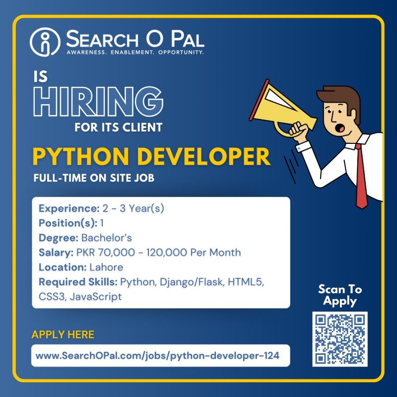 Search O Pal on LinkedIn: #pythondeveloper #pythonjobs # ... Search O Pal on LinkedIn: #pythondeveloper #pythonjobs # ...