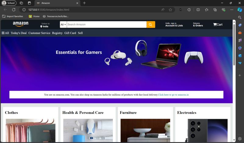 Yatin Singh on LinkedIn: #webdevelopment #html #css #amazonclone # ... Yatin Singh on LinkedIn: #webdevelopment #html #css #amazonclone # ...
