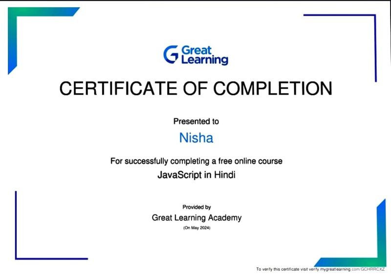 Nisha . on LinkedIn: #javascript #js Nisha . on LinkedIn: #javascript #js