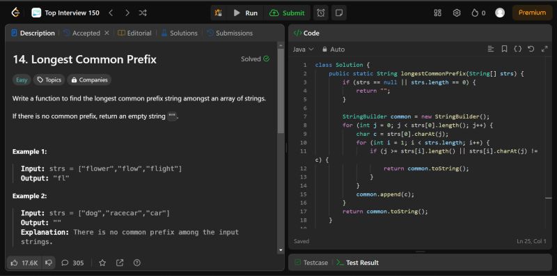SAMEER DEVNATH on LinkedIn: #leetcode #14problem #problemsolving # ... SAMEER DEVNATH on LinkedIn: #leetcode #14problem #problemsolving # ...