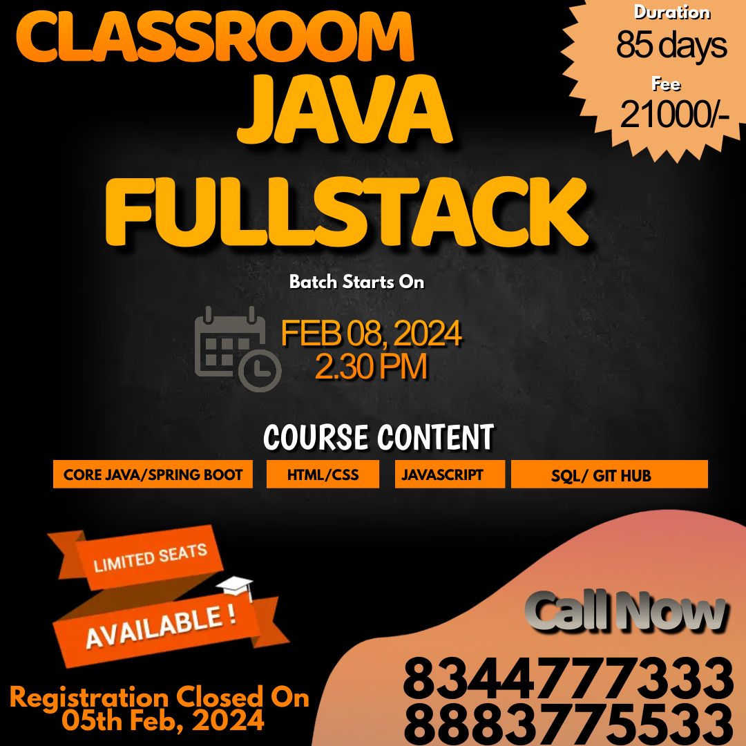 Payilagam Software Training Institute on LinkedIn: #payilagam #java # ... Payilagam Software Training Institute on LinkedIn: #payilagam #java # ...
