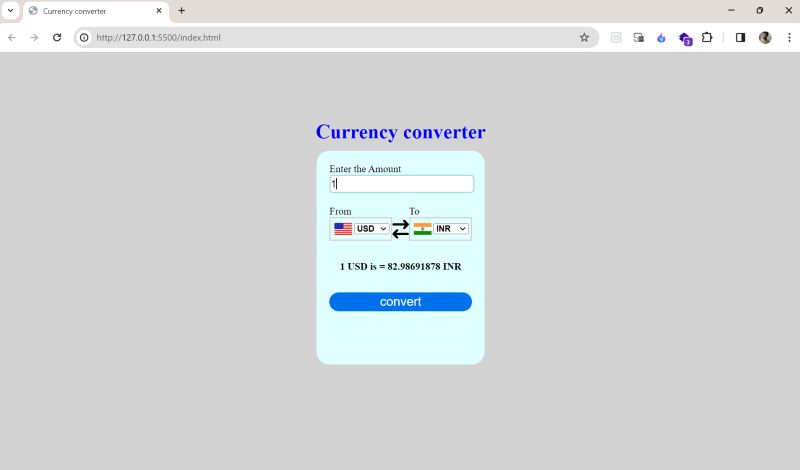 Kiran .P.S on LinkedIn: #currencyconverter #webdevelopment #programming ... Kiran .P.S on LinkedIn: #currencyconverter #webdevelopment #programming ...