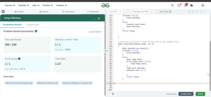 NITHIYA S on LinkedIn: #learning #java #datastructures #linkedlist # ... NITHIYA S on LinkedIn: #learning #java #datastructures #linkedlist # ...