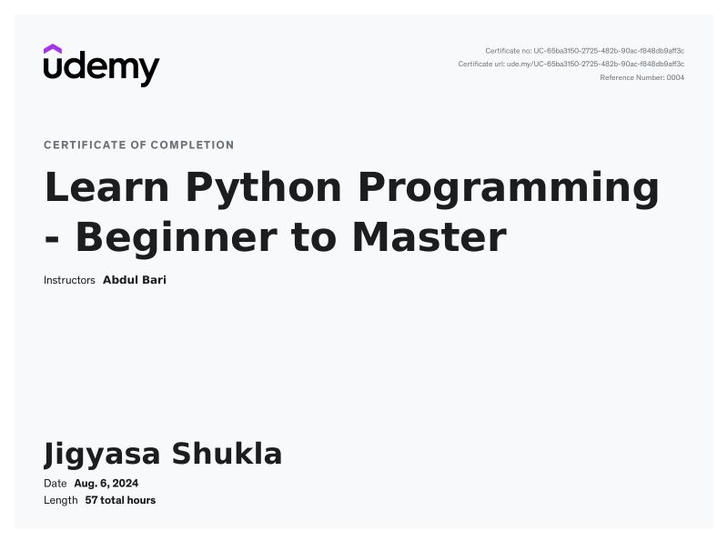Jigyasa Shukla on LinkedIn: #python #programming #learningjourney # ... Jigyasa Shukla on LinkedIn: #python #programming #learningjourney # ...