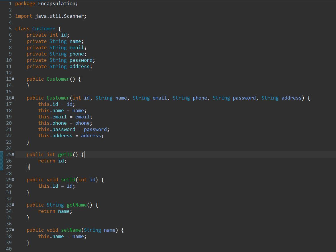 Santhosh Hg on LinkedIn: #java #programming #oop #encapsulation # ... Santhosh Hg on LinkedIn: #java #programming #oop #encapsulation # ...
