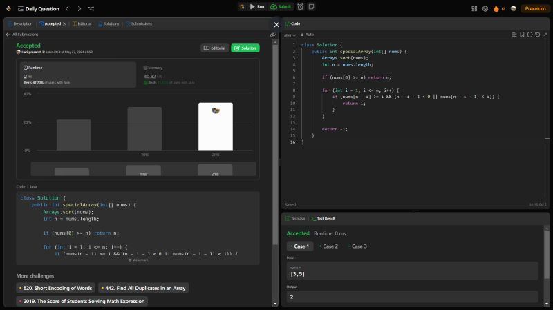 Hariprasanth M.D on LinkedIn: #problemsolving #100daysofcode ... Hariprasanth M.D on LinkedIn: #problemsolving #100daysofcode ...