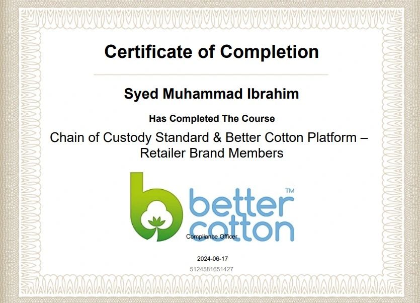 Syed Muhammad Ibrahim on LinkedIn: #bci #sustainability Syed Muhammad Ibrahim on LinkedIn: #bci #sustainability