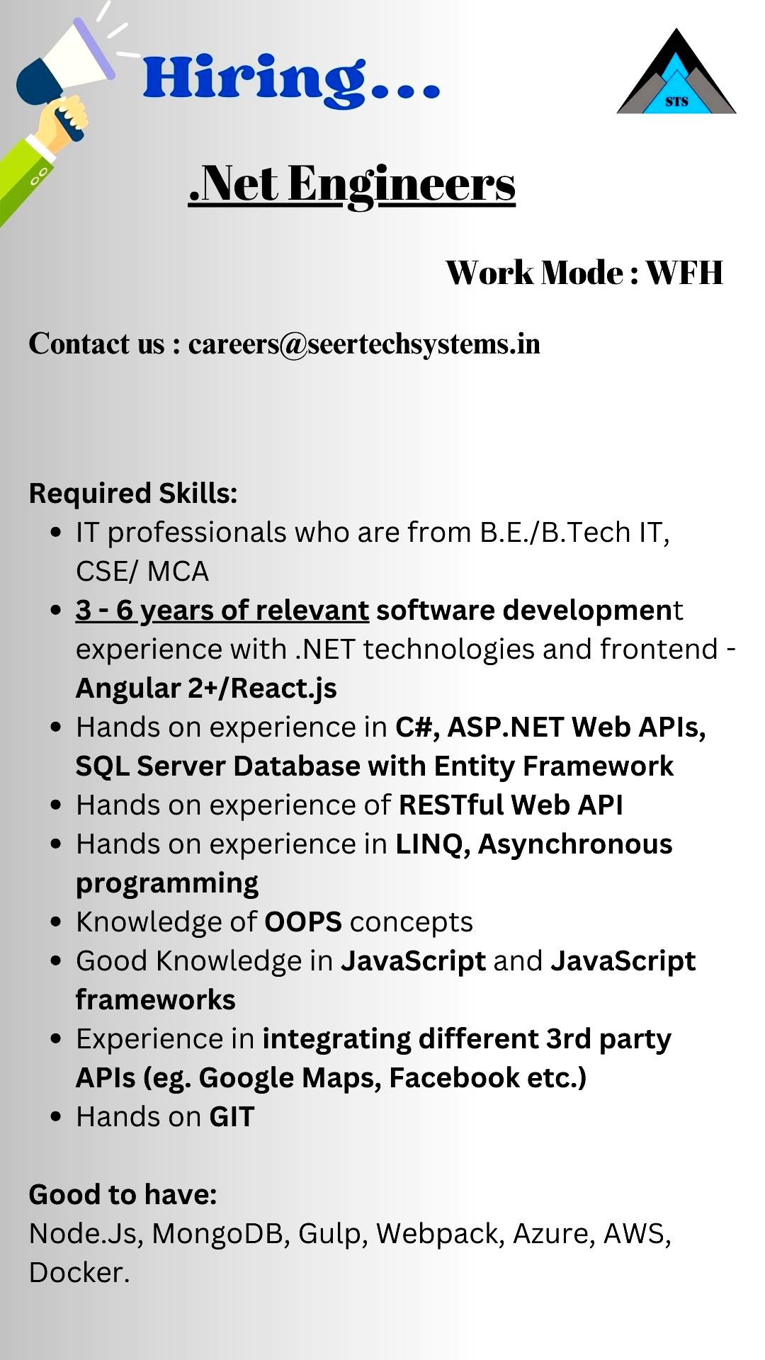 SeerTech Systems on LinkedIn: #dotnetdeveloper #dotnetcore #dotnetjobs ... SeerTech Systems on LinkedIn: #dotnetdeveloper #dotnetcore #dotnetjobs ...