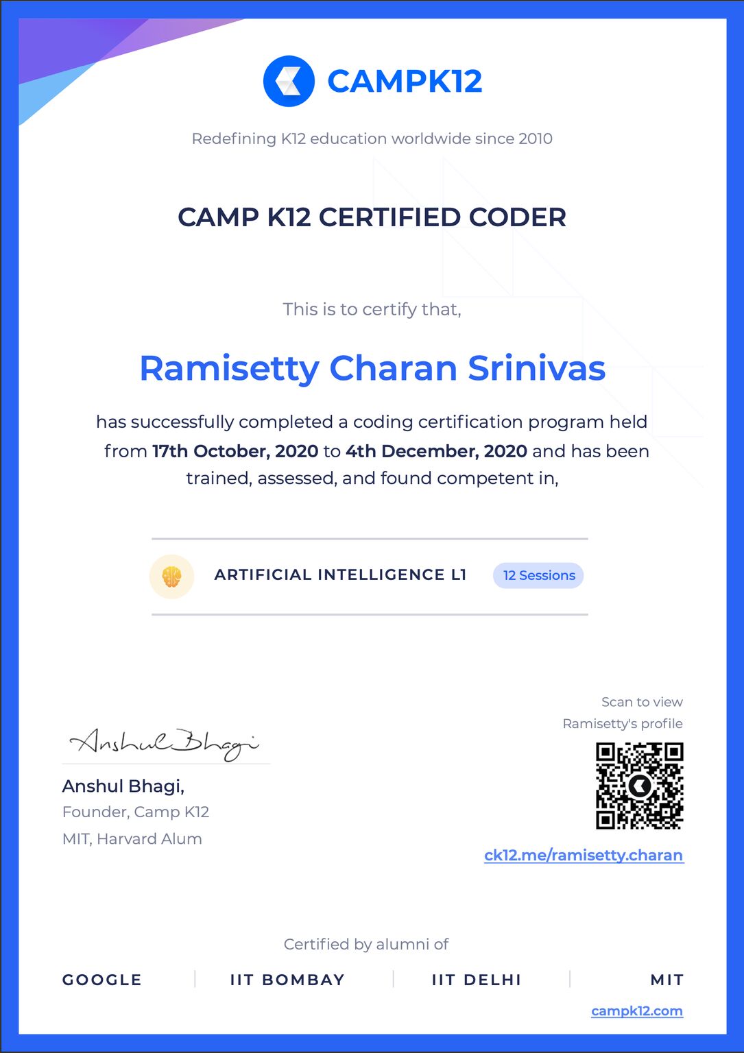 Ramisetty Charan Srinivas on LinkedIn: #ccbp #ccbpian #rahulattuluri # ... Ramisetty Charan Srinivas on LinkedIn: #ccbp #ccbpian #rahulattuluri # ...
