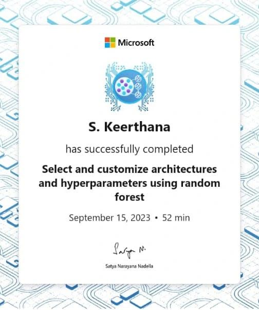 S. Keerthana posted on LinkedIn S. Keerthana posted on LinkedIn