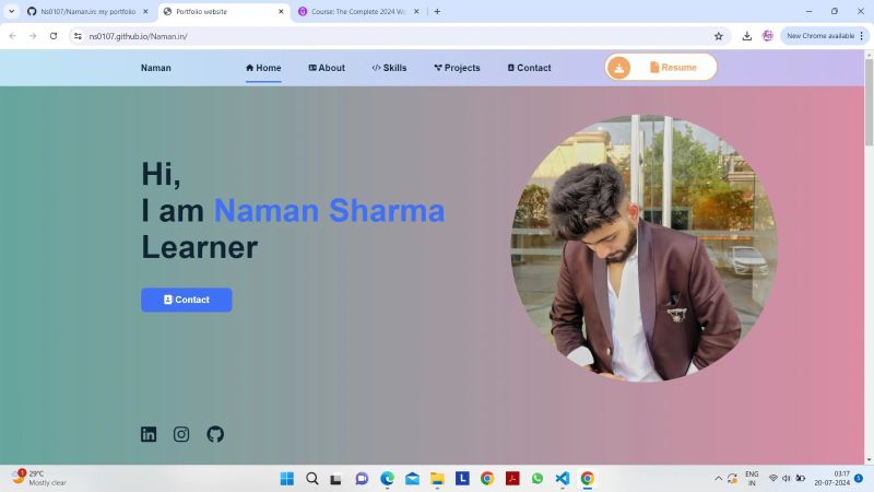 Naman Sharma on LinkedIn: #portfoliowebsite #webdevelopment #html #css ... Naman Sharma on LinkedIn: #portfoliowebsite #webdevelopment #html #css ...