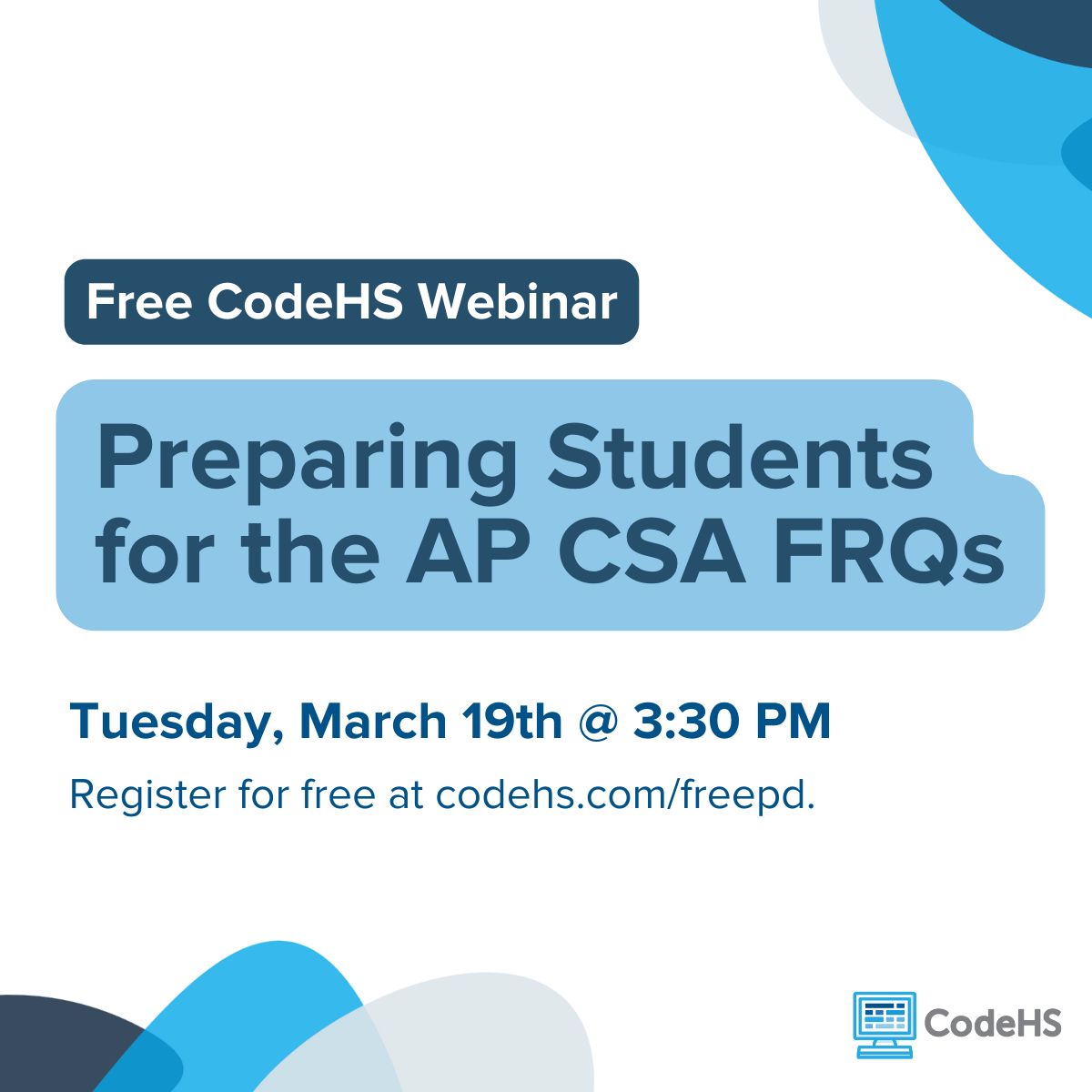 CodeHS on LinkedIn: #apcsa CodeHS on LinkedIn: #apcsa
